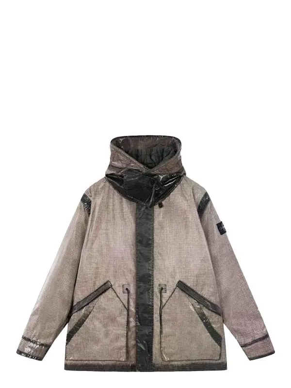 Stone Island Prismatic Parka - Brown