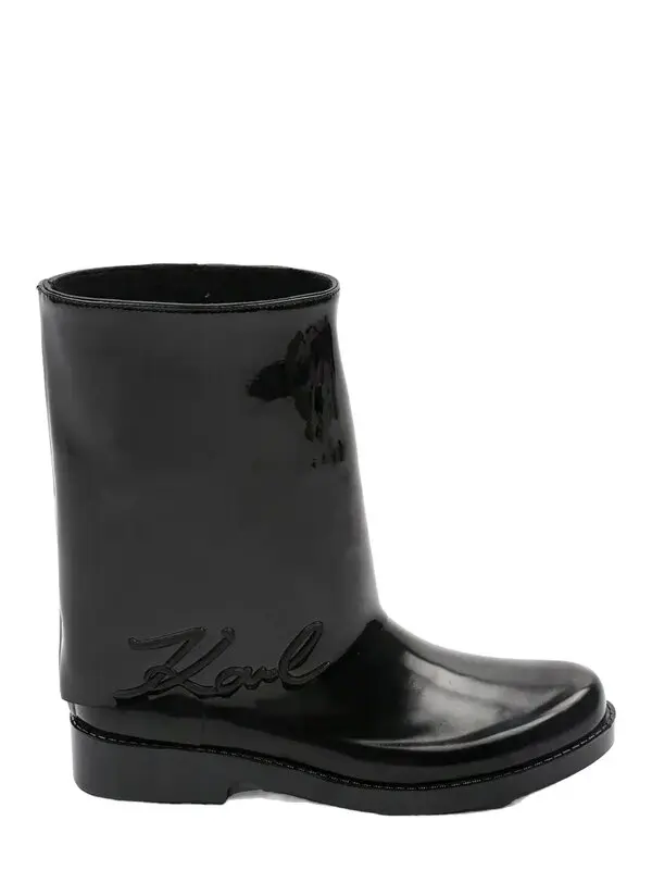 Karl Lagerfeld Slip-on Boots - Black