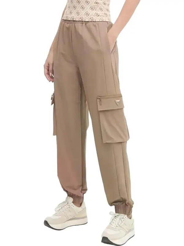 Guess Cargo-pocket Trousers - Neutrals