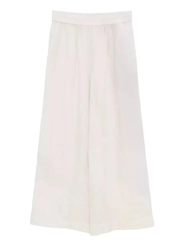 JAMES PERSE Linen Wide-leg Trousers - Neutrals