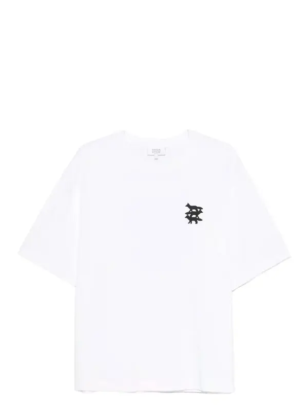 Maison Kitsuné Fox-print T-shirt - White