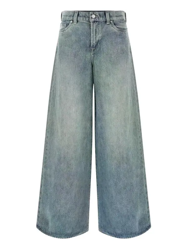 7 For All Mankind Marie Stonewashed Jeans - Blue