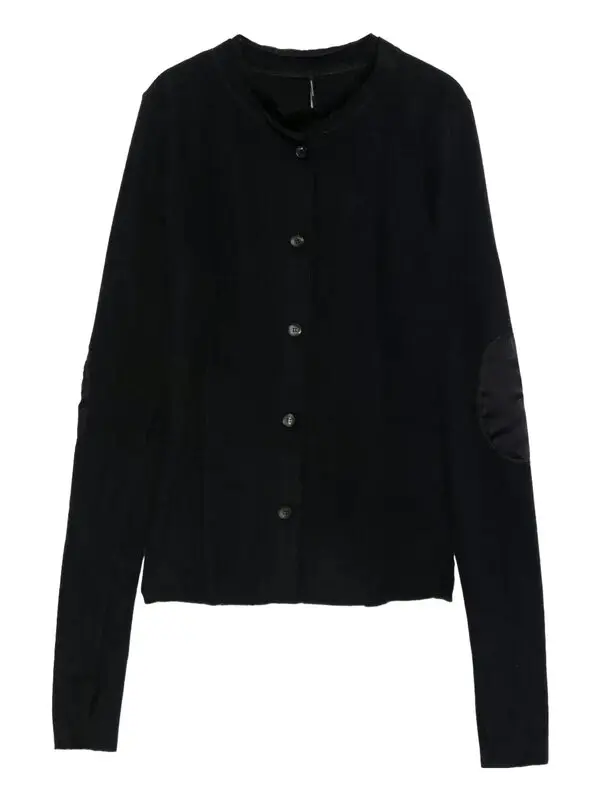 Masnada Fitted Button-up Jacket - Black