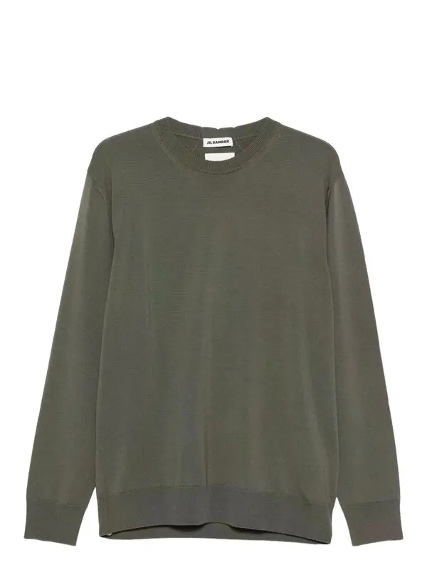 JIL SANDER Merino Wool Sweater - Green