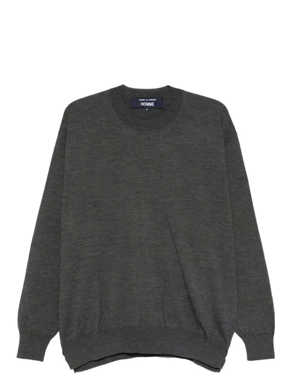 Comme Des Garçons Wool Jumper - Grey