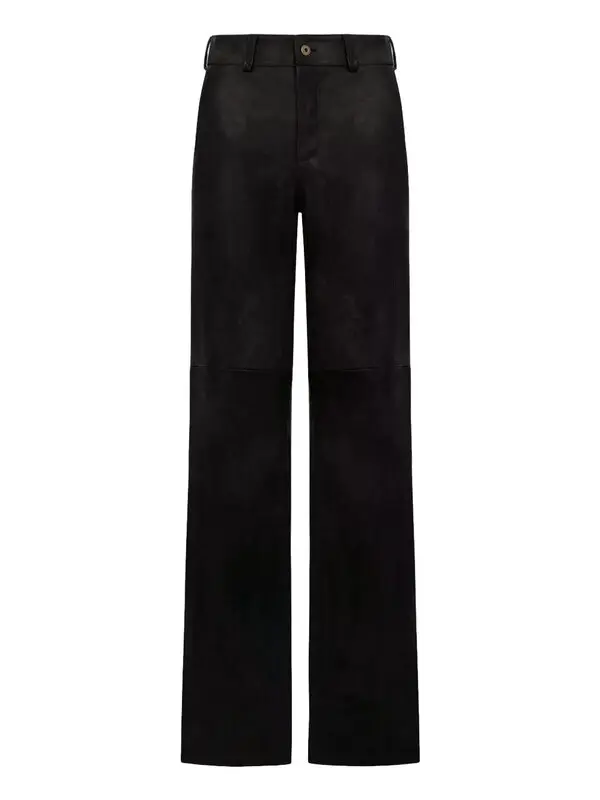 SALVATORE SANTORO Leather Trousers - Black