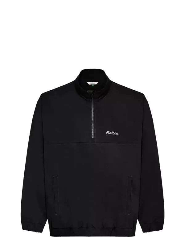 MALBON Noah Half-zip Sweatshirt - Black