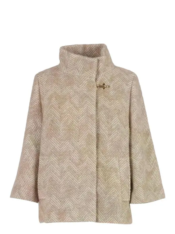 FAY Herringbone Jacket - Neutrals