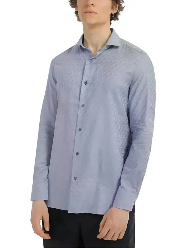 Emporio Armani Cotton Shirt - Blue