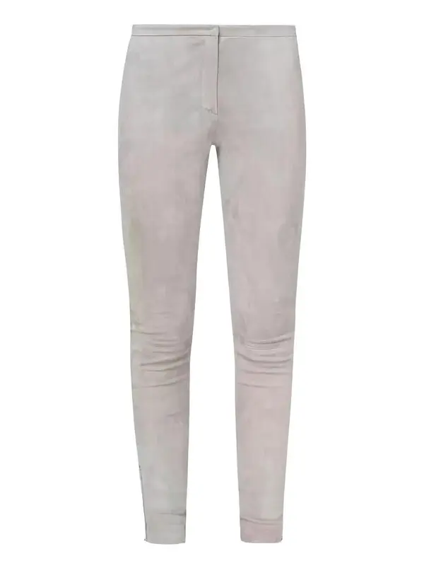 Fabiana Filippi Linen Skinny Trousers - Neutrals