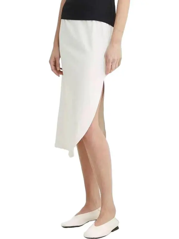 DRYKORN Side-slit Midi Skirt - White