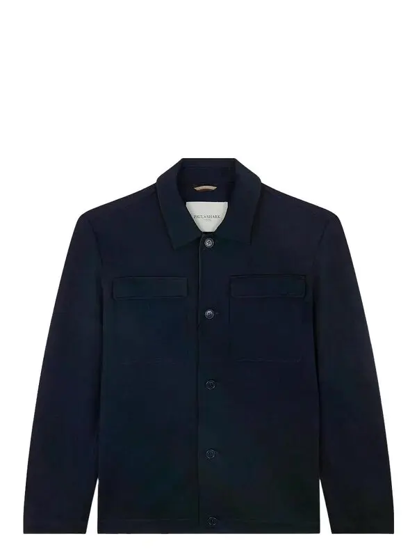 Paul & Shark Wool Pocket Shirt - Blue