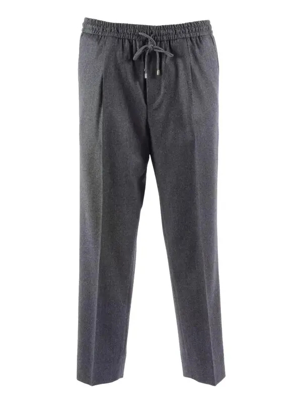 BRIGLIA 1949 Elasticated-waistband Trousers - Grey