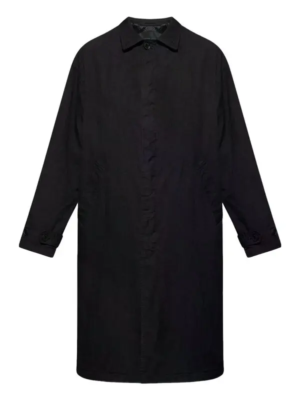 Comme Des Garçons Buttoned Coat - Black