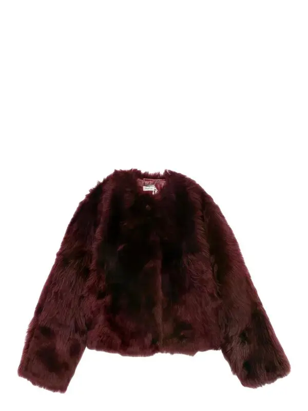 Simkhai Natasha Faux-fur Jacket - Red