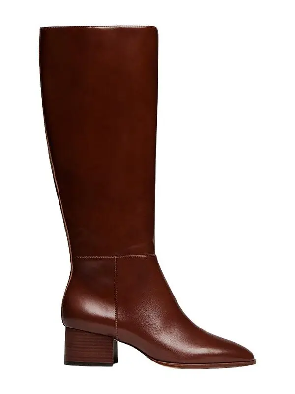 REFORMATION Gilly Leather Boots - Syrup