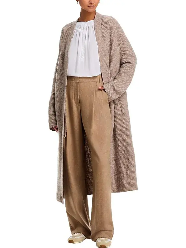 Velvet By Graham & Spencer Misha Long Sleeve Duster - Tan