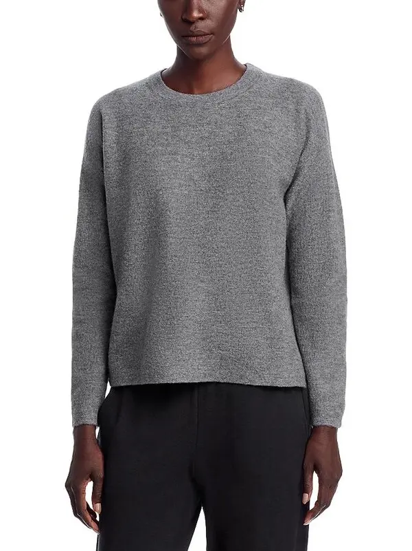 Eileen Fisher Wool Crewneck Sweater - Ash