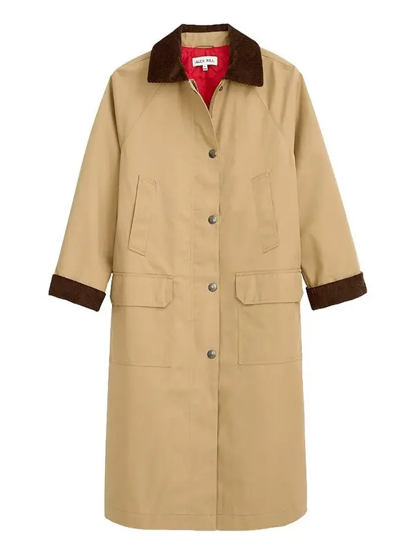 ALEX MILL Chiltern Street Coat - Khaki