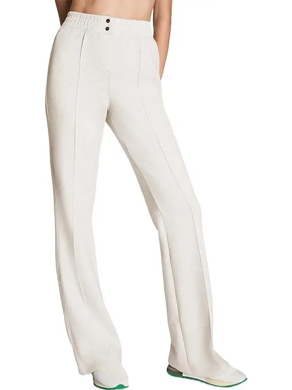 Spanx Airessentials Flare Leg Pants - Heather Cream
