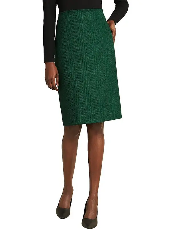 HOBBS LONDON Daphne Pencil Skirt - Green Multi