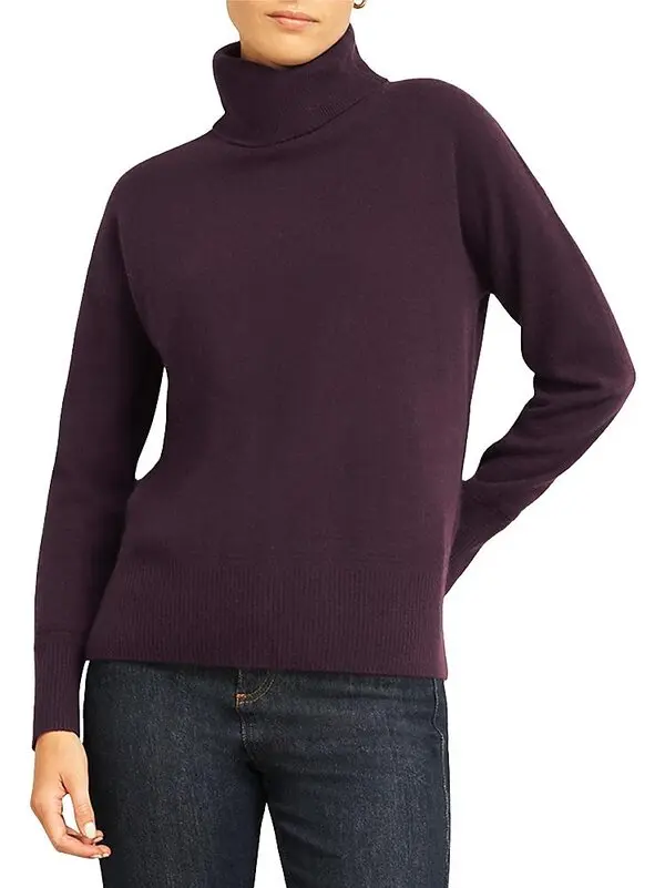 HOBBS LONDON Delora Cashmere Sweater - Malbec Purple