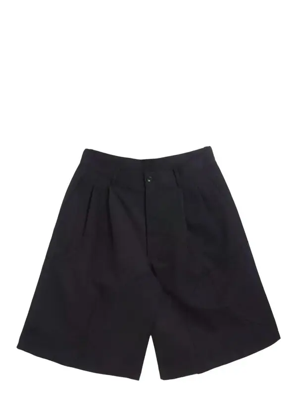 Comme Des Garçons Pleated Shorts - Blue
