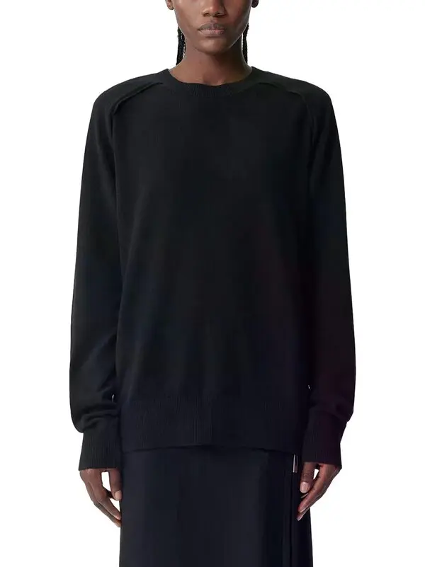 ANN DEMEULEMEESTER Crew-neck Sweatshirt - 099 Black