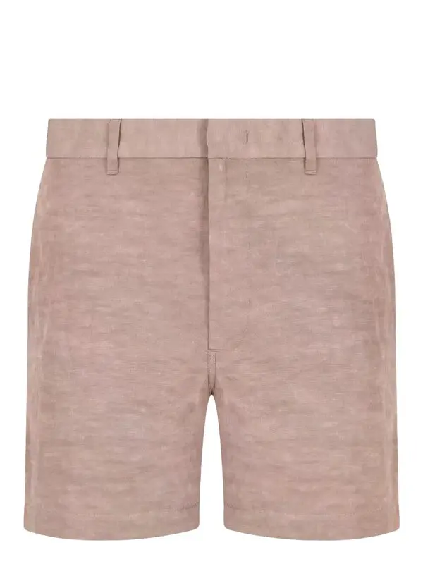 Emporio Armani Belt-loops Shorts - Neutrals