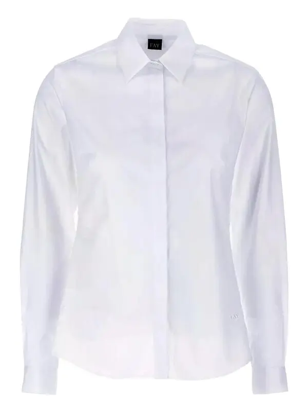 FAY Button-up Shirt - White