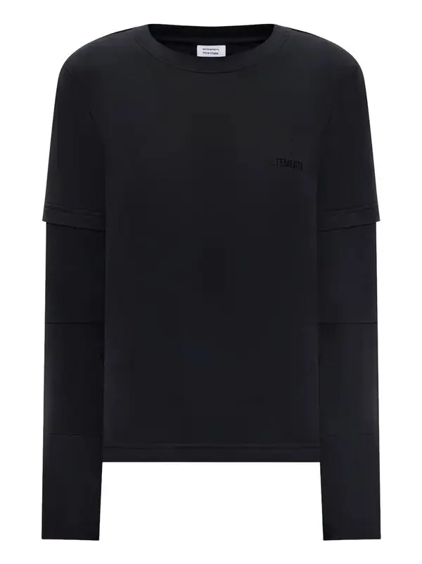 Vetements Layered Long-sleeve T-shirt - Black
