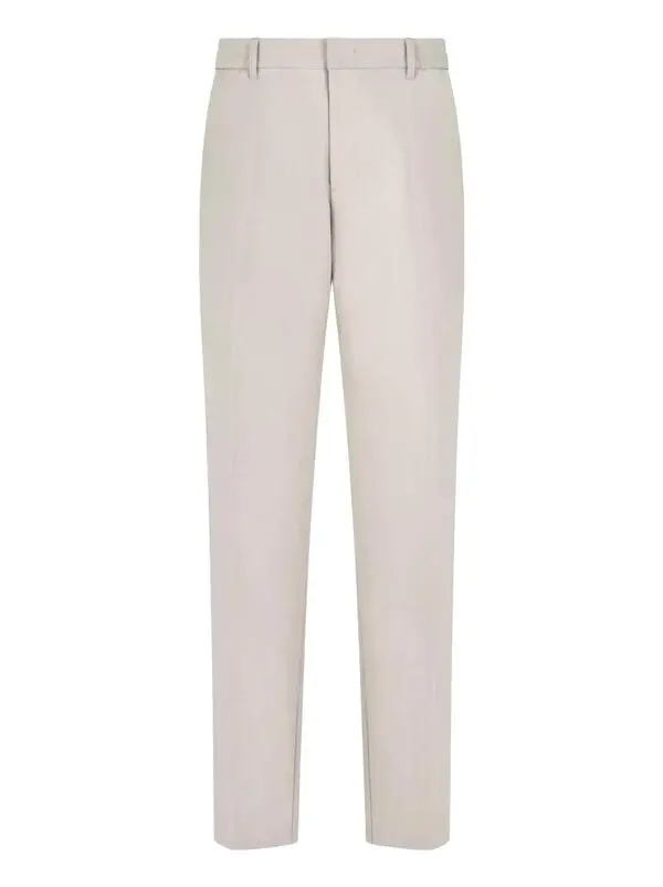 Emporio Armani Pleated Trousers - Neutrals