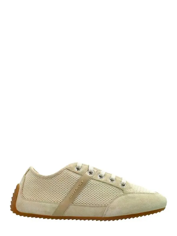 Givenchy Suede And Mesh Panelled Sneakers - Neutrals
