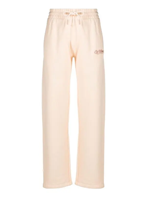 Off-White Baseball Logo Track Pants - Light Pink
