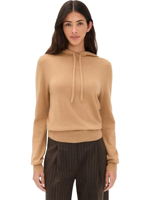 Renggli Cashmere Knit Hoodie - Toffee