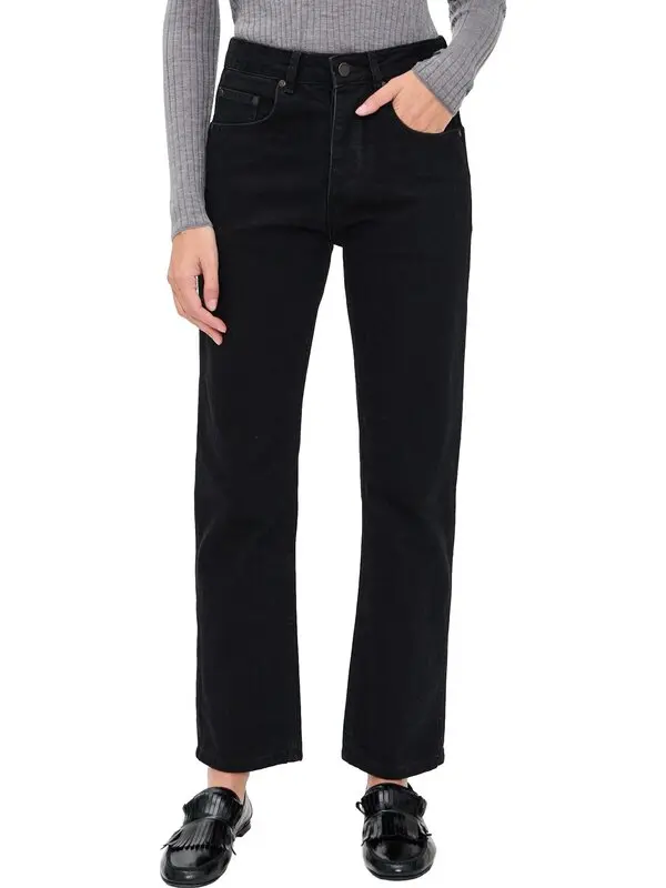 Renggli Straight Leg Jeans - Charcoal