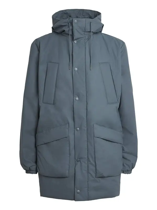Rains Waterproof Lohja Cargo Jacket - Grey
