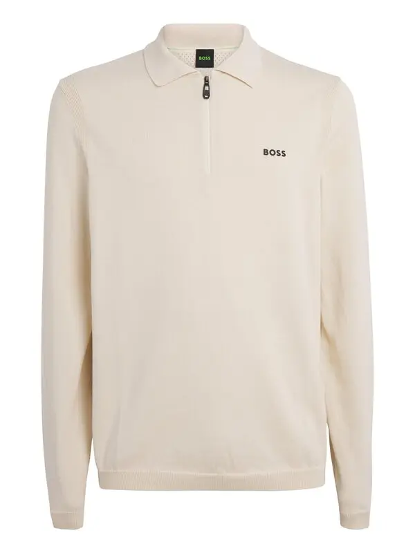 BOSS Cotton Ever-x Polo Shirt - White