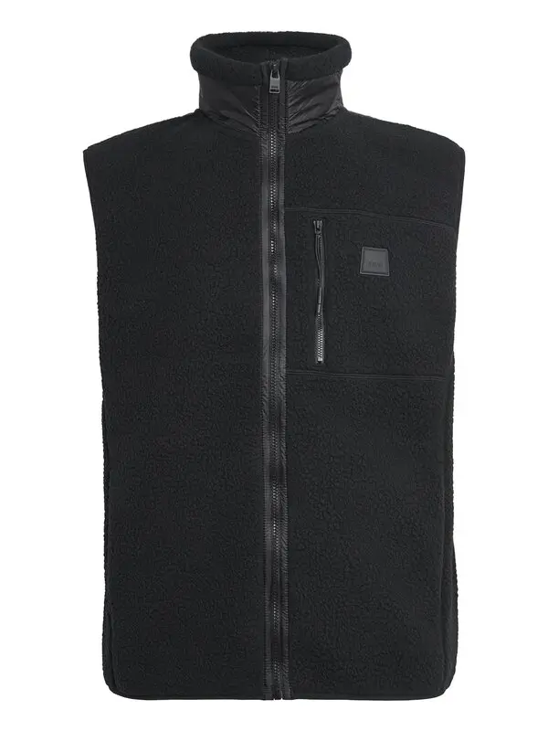 Rains Fleece Yermo Gilet - Black