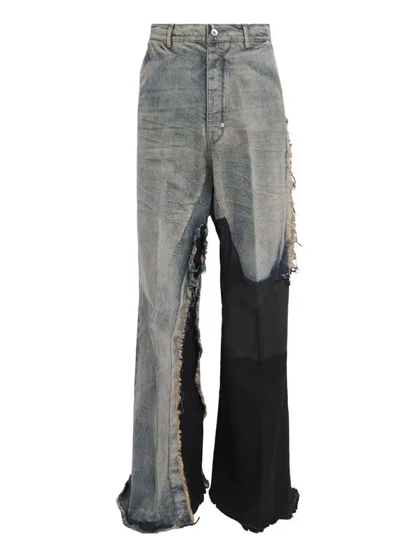 Rick Owens Cotton Joris Jeans - Blue