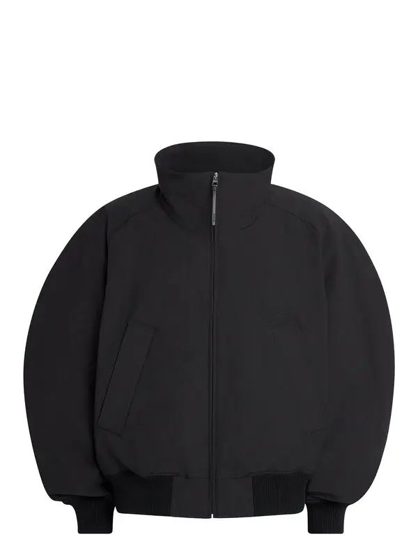 Jacquemus Curved Bomber Jacket - Black