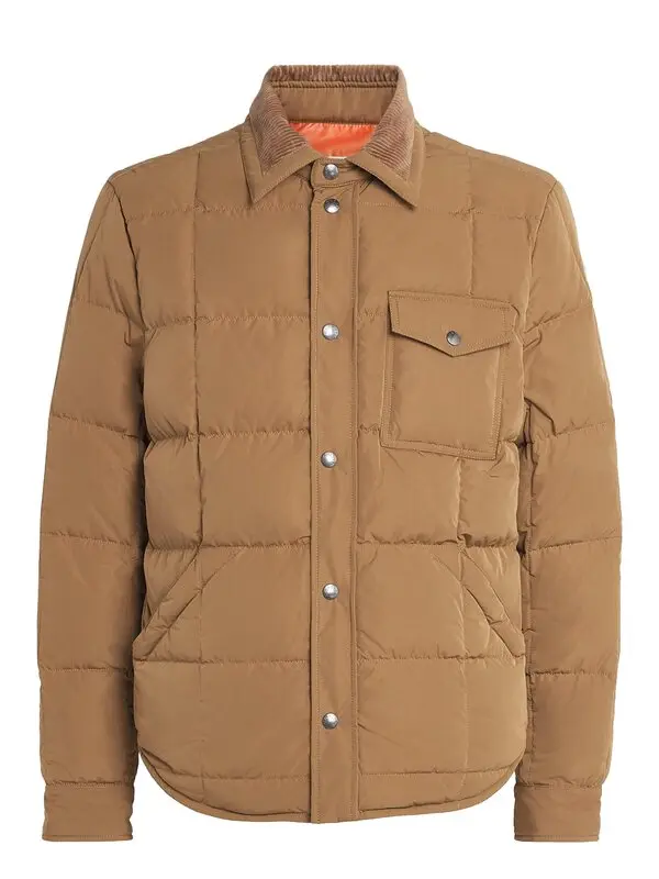 Moncler Marcilly Down Puffer Jacket - Beige