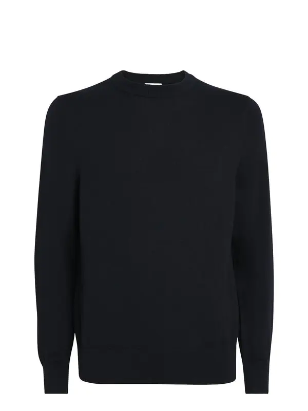 Sandro Wool Crew-neck Sweatshirt - Blue
