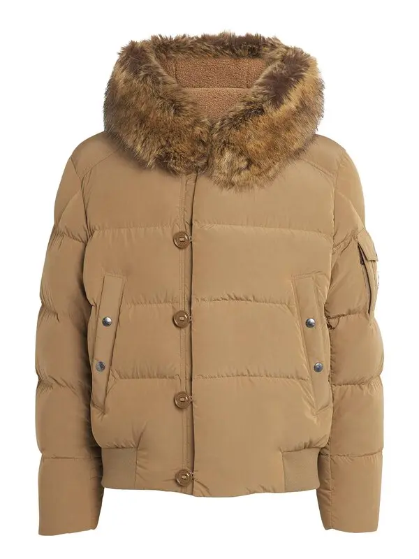 Moncler Luynes Puffer Jacket - Beige
