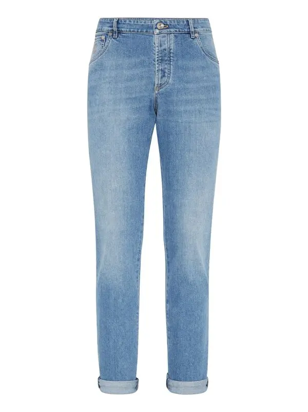 Brunello Cucinelli Comfort Slim-fit Jeans - Blue