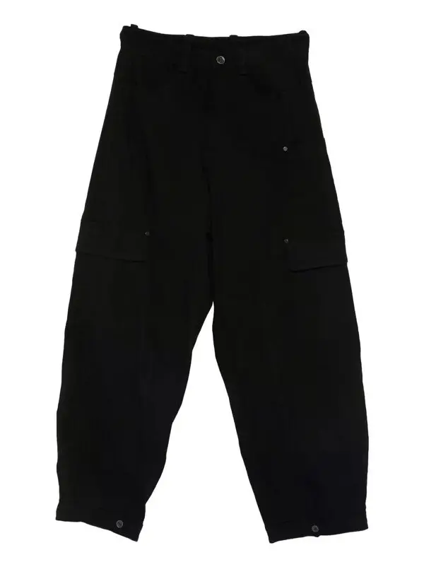 Masnada Cargo-pocket Trousers - Black