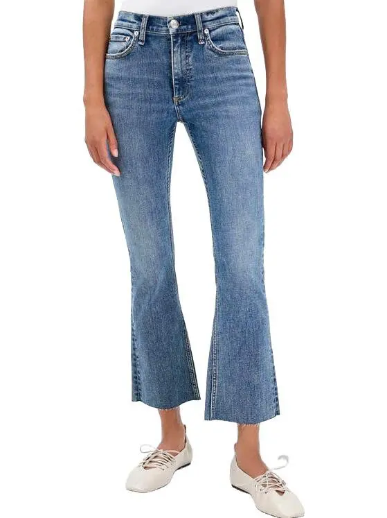 Rag & Bone Flexi Peyton Mid-rise Bootcut Jeans - Woodstock