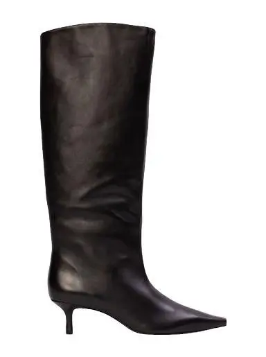BLACK SUEDE STUDIO Sutton 50 Knee-high Boots - Black Leather