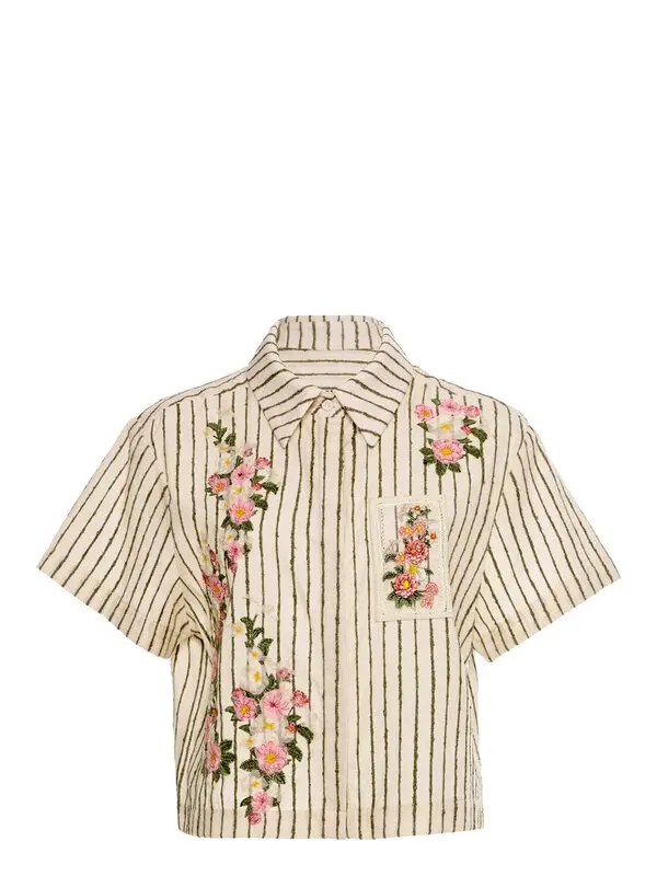 Agua Bendita Virtuosa Paraiso Cotton Shirt - Print