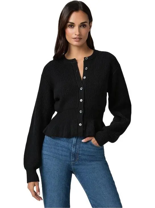 Paige Roslin Cardigan - Black